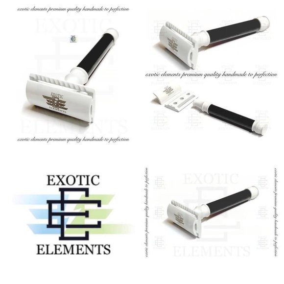 Exotic Elements | Grooming | New White Black Traditional Mens Shaving ...